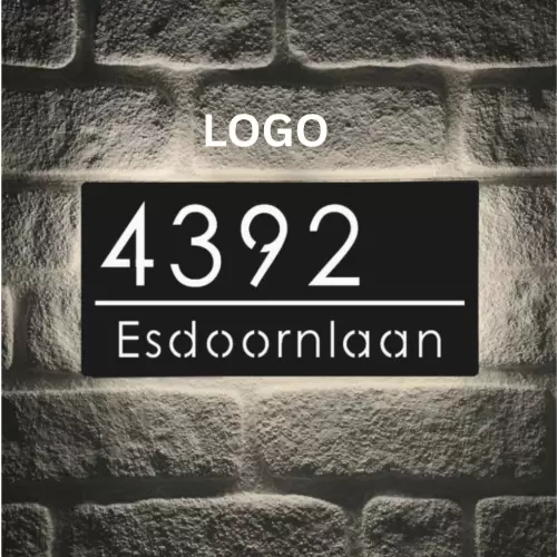 Modern Floating Nordic Door Sign Wall Signage | PapaChina