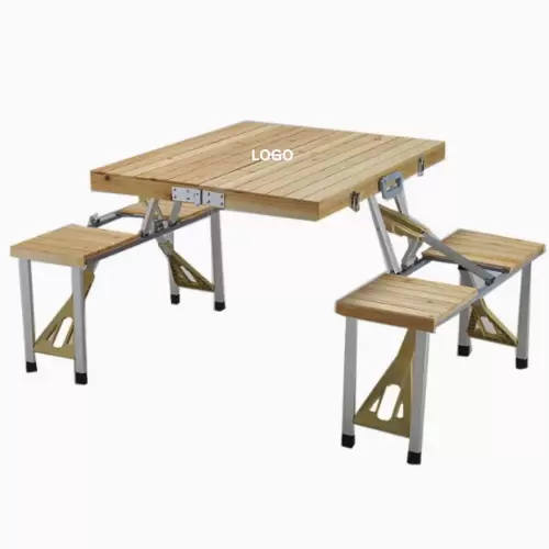 Multi Bench Seats Wooden Folded Table | PapaChina